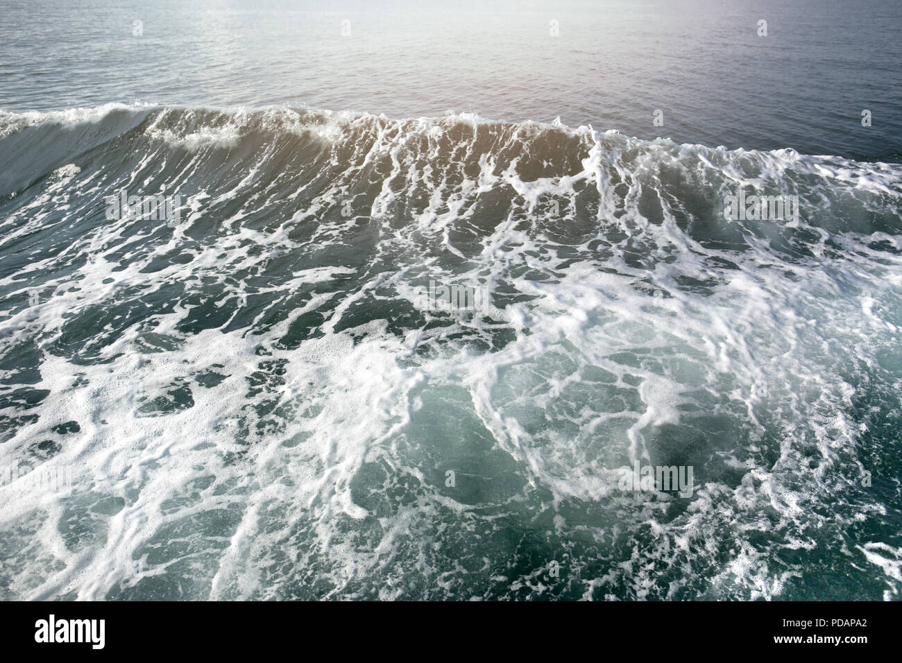 Deep blue ocean wave foam in background textuer with sunlight Stock ...
