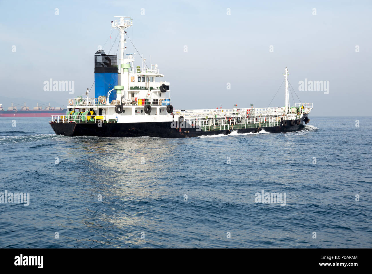 Oil and chemical commercial tanker ship in the ocean Stock Photo - Alamy