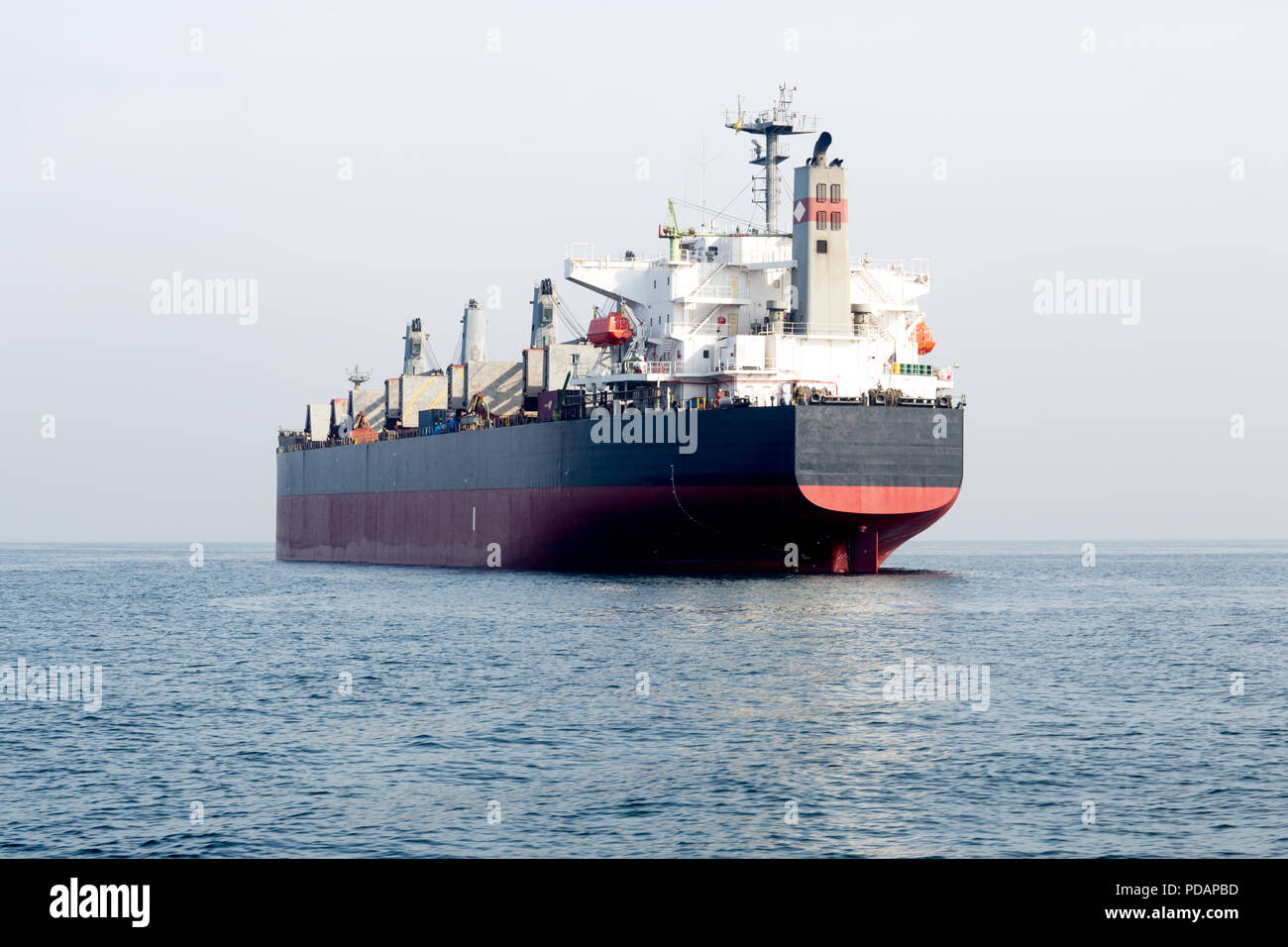 Oil and gas tanker ship in the ocean Stock Photo - Alamy