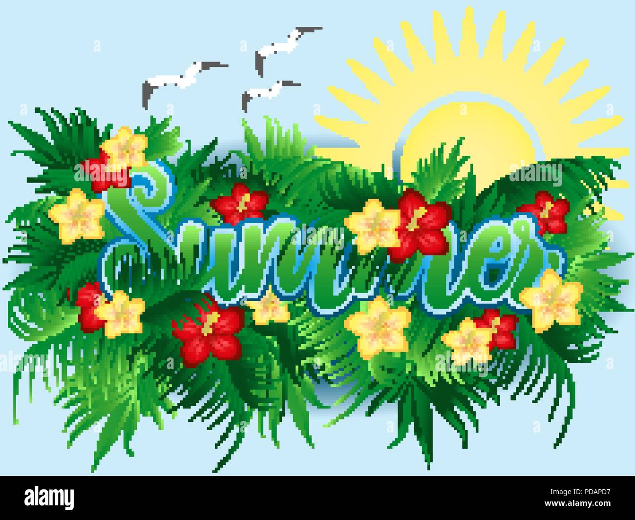 June sunny Stock Vector Images - Alamy
