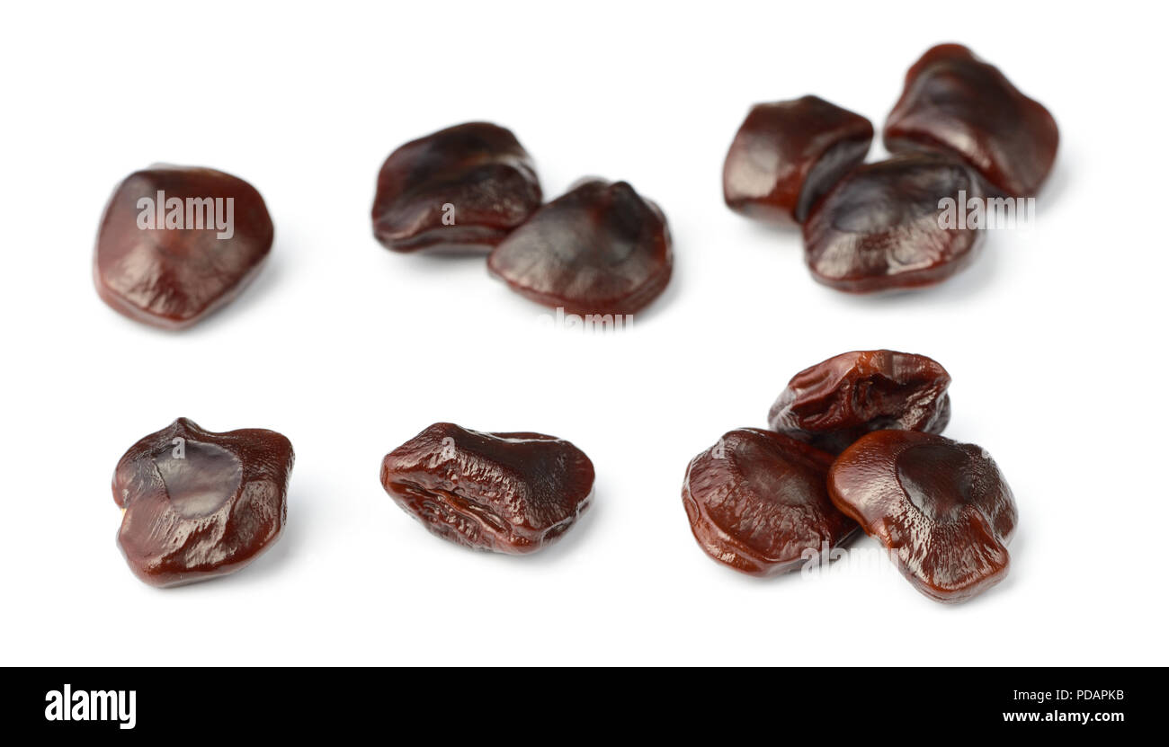 tamarind seeds isolated on the white background Stock Photo - Alamy