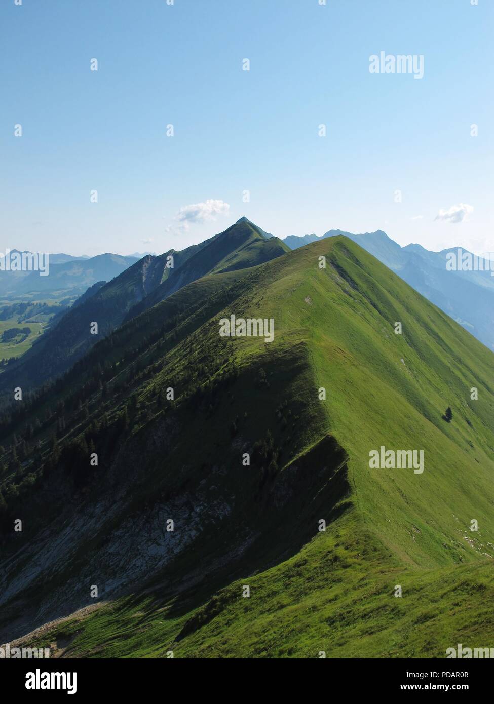 Mount Augstmatthorn in summer Stock Photo - Alamy
