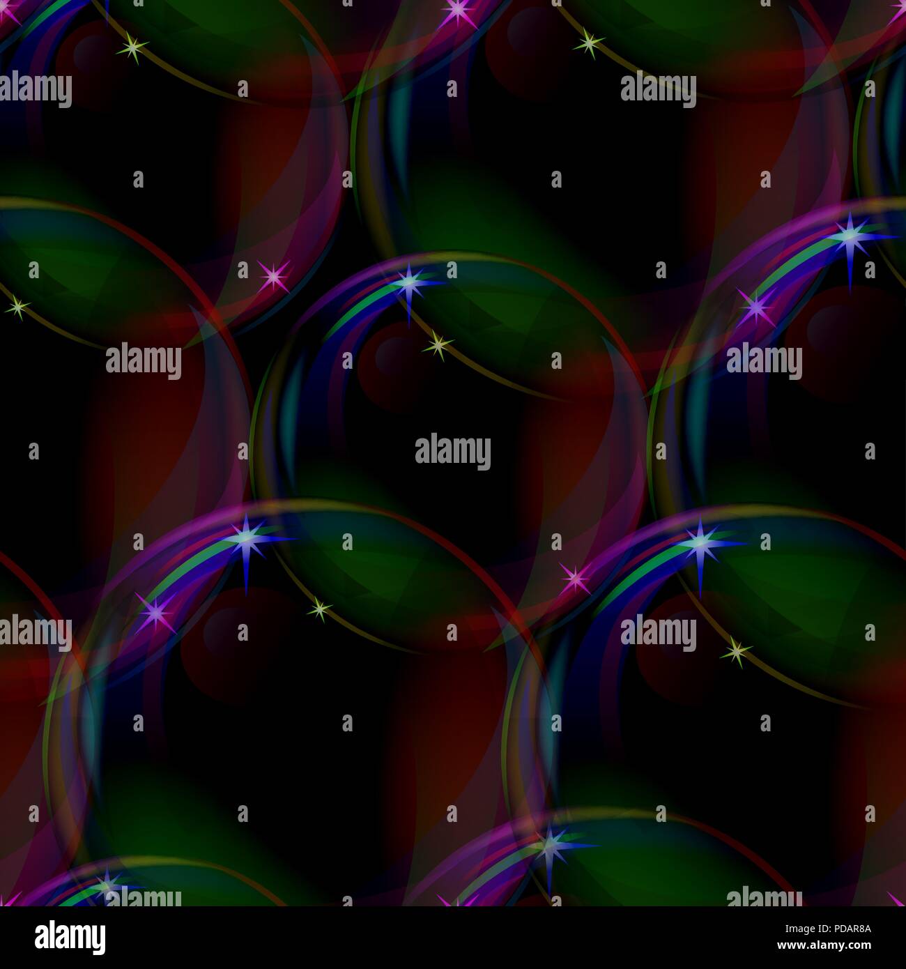 Bubbles seamless on black Stock Vector Image & Art - Alamy