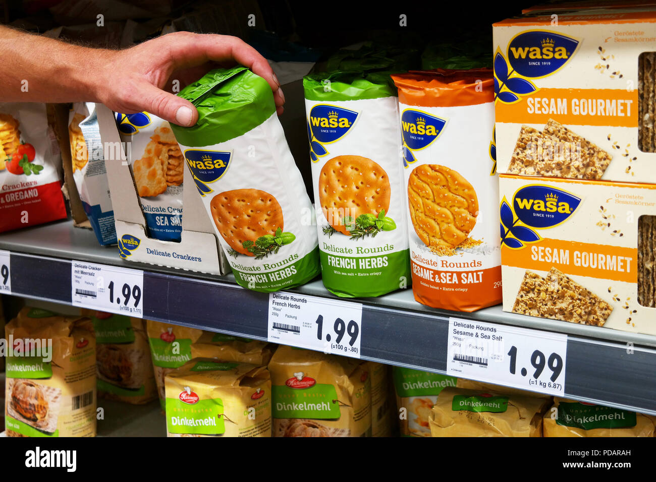 Wasa crispbread hi-res stock photography and images - Alamy
