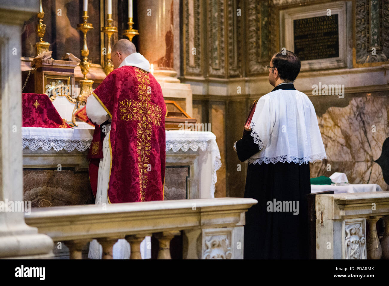 Rome - 7 September 2017 - celebration of the Holy Mass vetus ordo, Mass ...