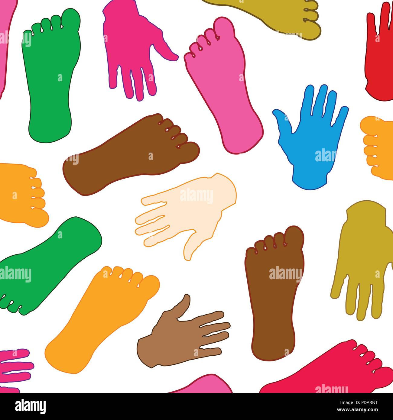 Palm legs Stock Vector Images - Alamy