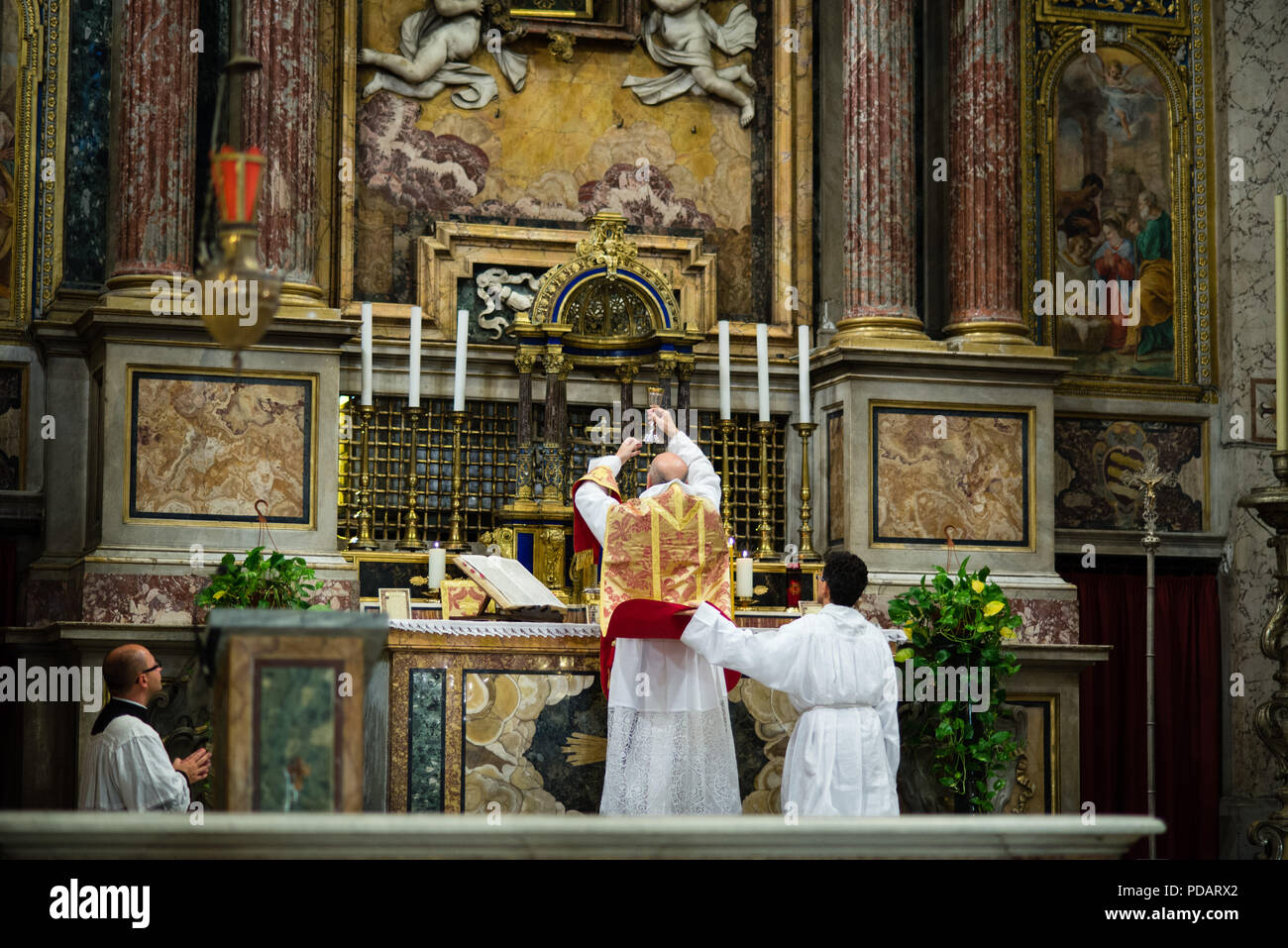 Rome - 7 September 2017 - celebration of the Holy Mass vetus ordo, Mass ...