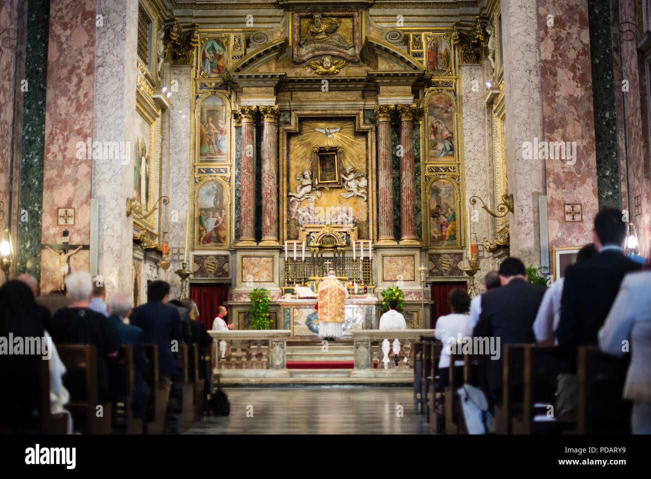 Rome - 7 September 2017 - celebration of the Holy Mass vetus ordo, Mass ...