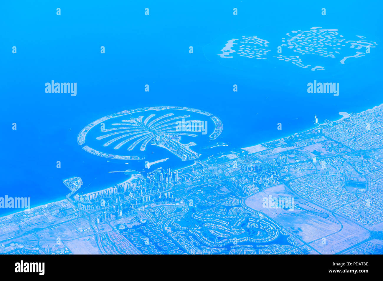 Aerial view of Dubai, United Arab Emirates Stock Photo - Alamy