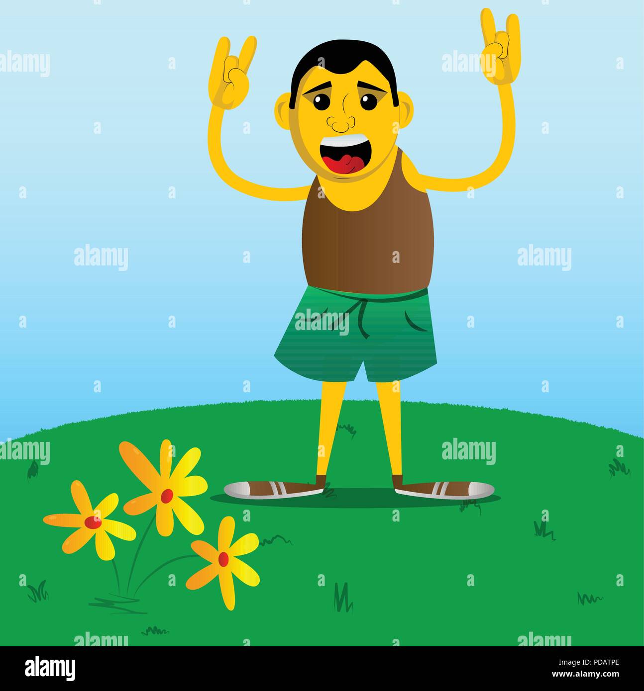 Adult rocker Stock Vector Images - Alamy