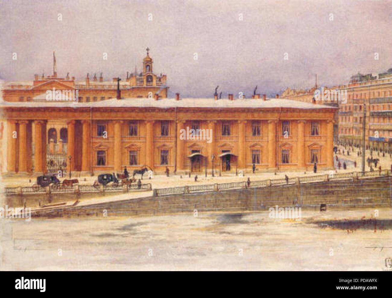 Anichkov palace hi-res stock photography and images - Alamy