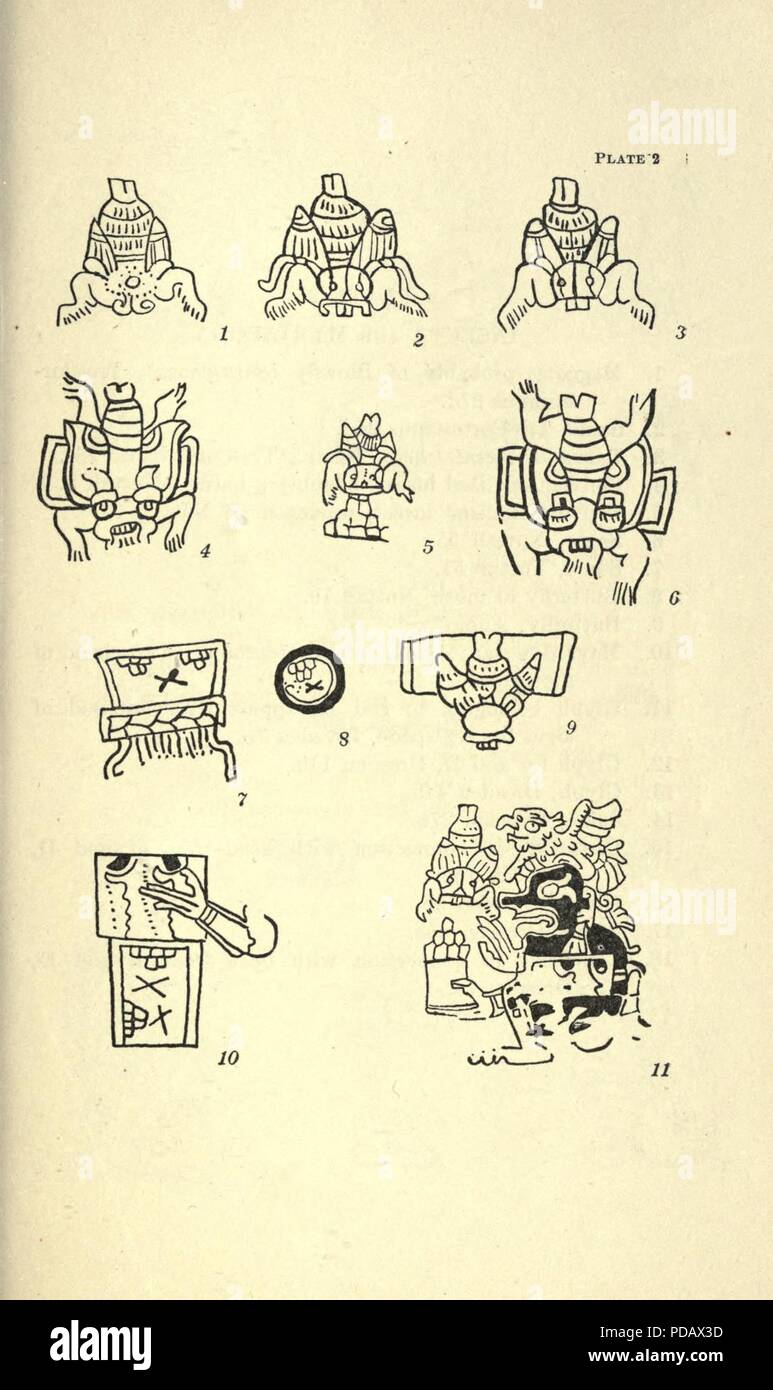 Animal figures in the Maya codices (Plate 2 Stock Photo - Alamy
