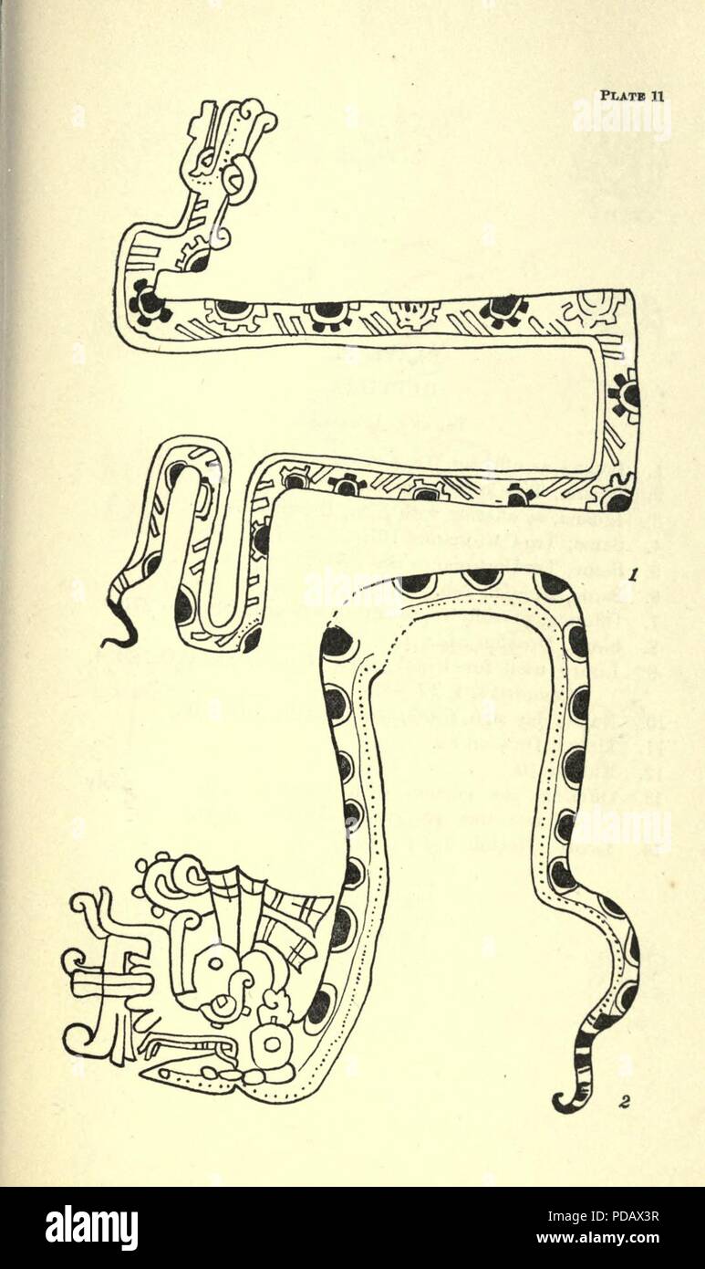Animal figures in the Maya codices (Plate 11 Stock Photo - Alamy