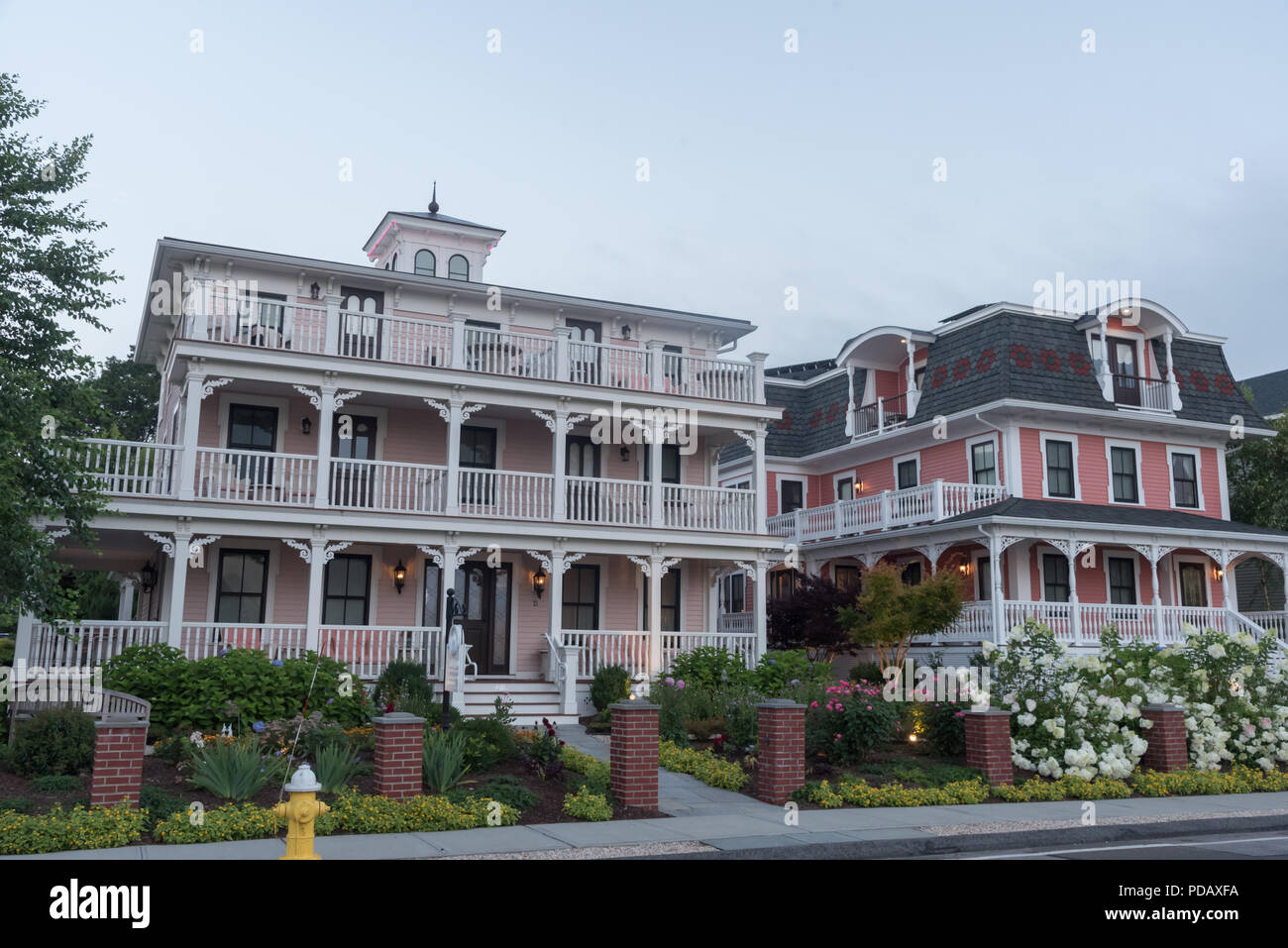 Saybrook Point at sunrise, Connecticut Stock Photo - Alamy