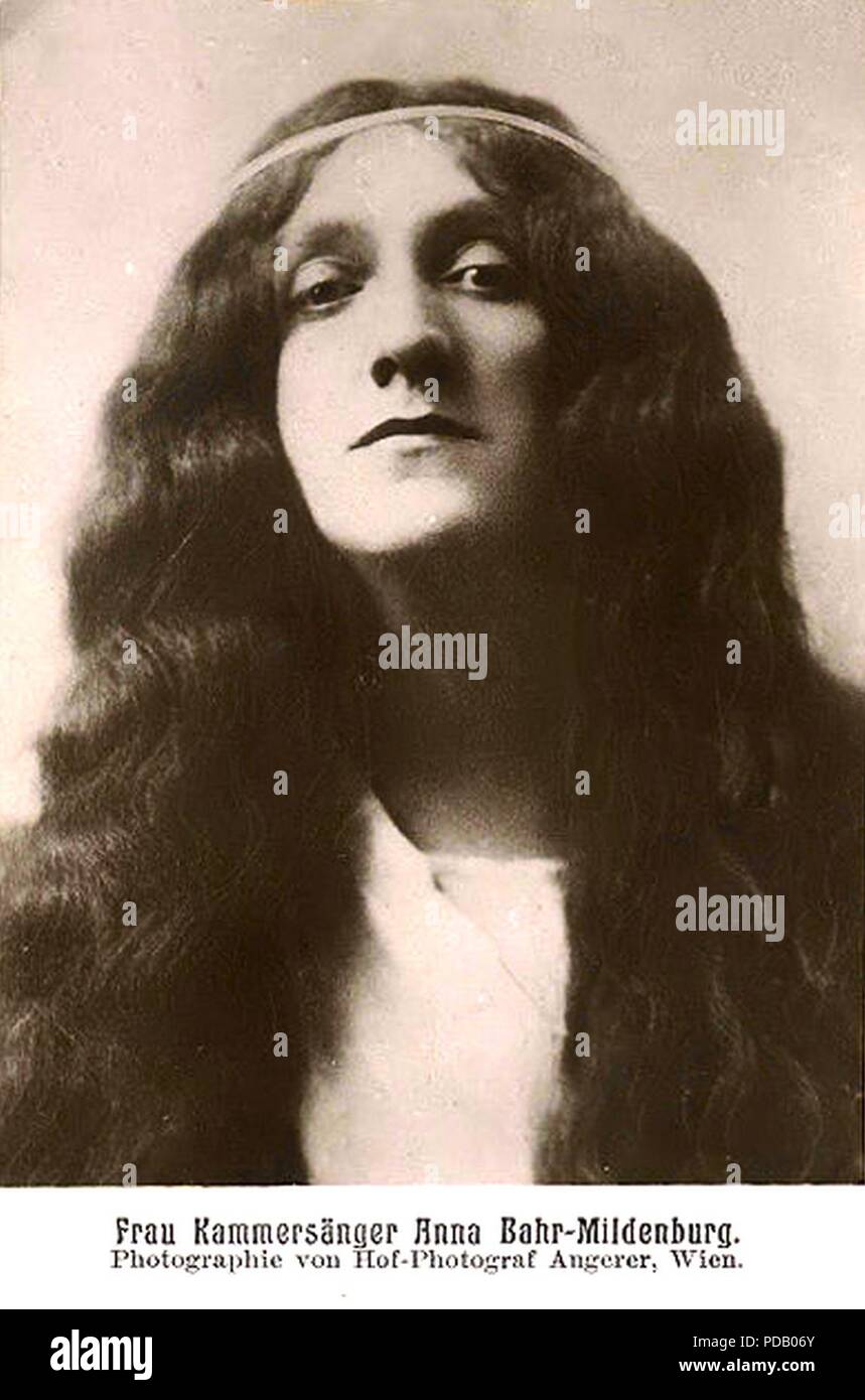 Anna Bahr-Mildenburg Isolde Stock Photo - Alamy