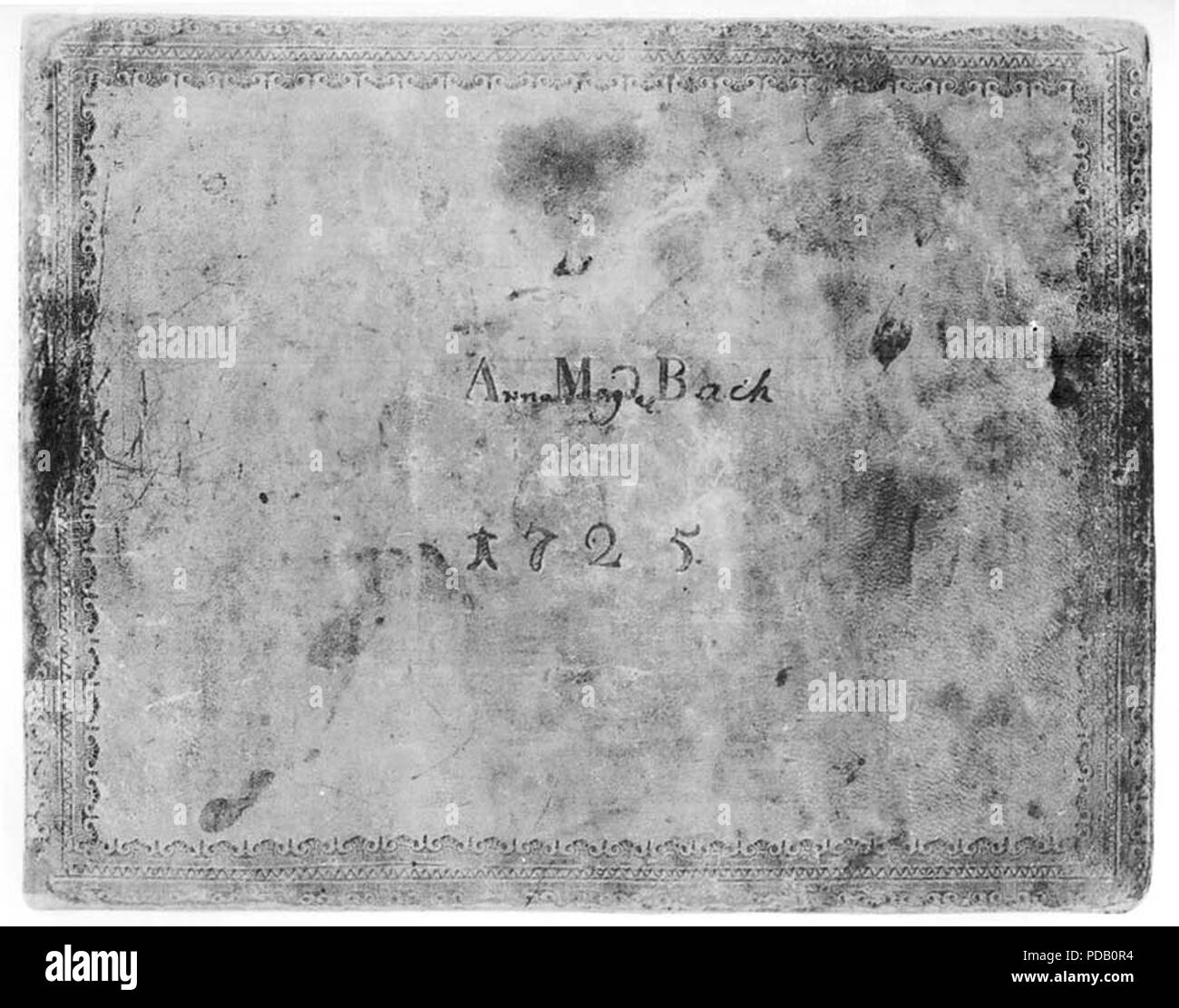 Anna magdalena notebook hi-res stock photography and images - Alamy