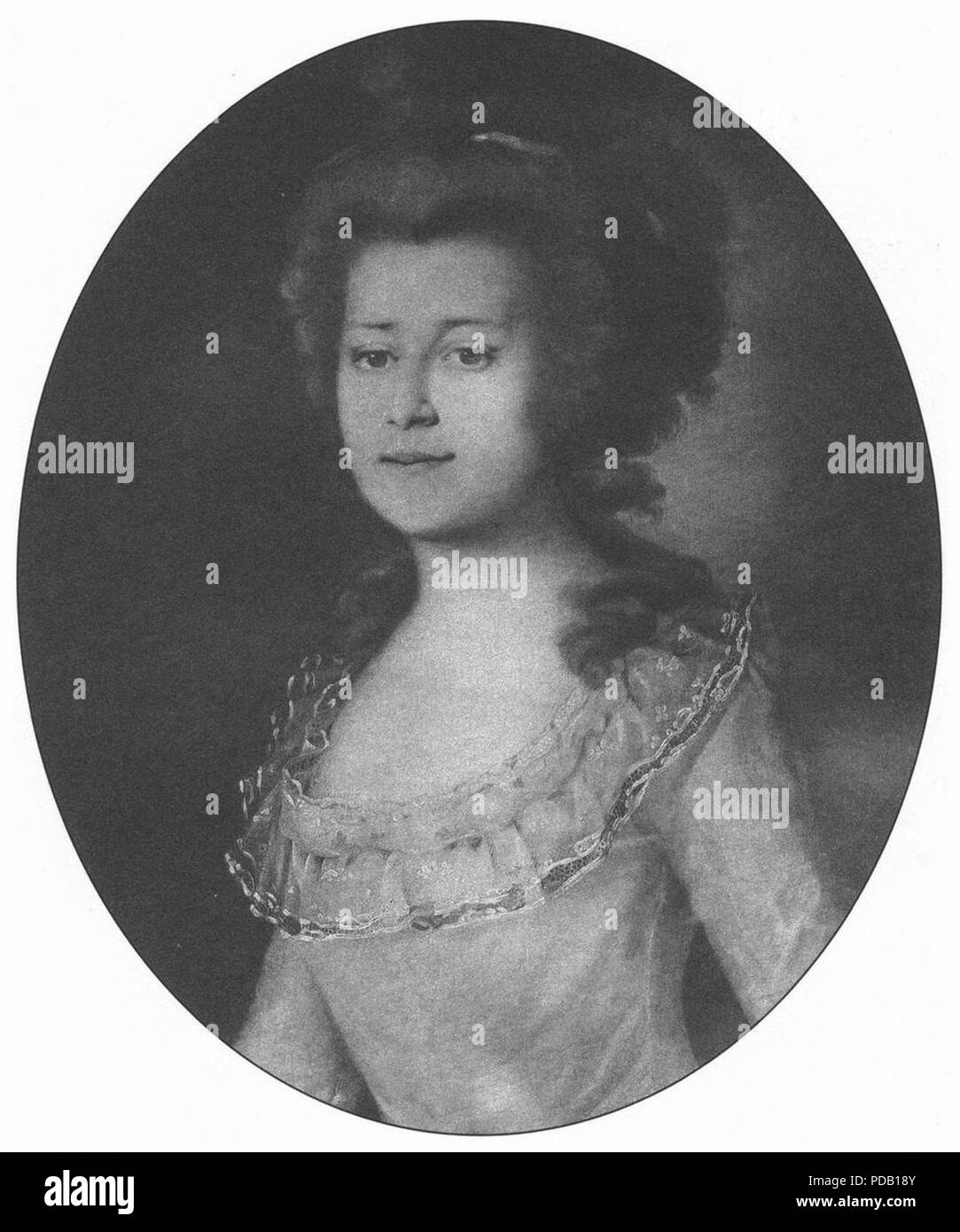 Anna Saltykova nee Leontieva Stock Photo - Alamy