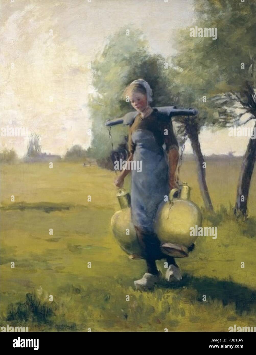 Anna Stanley Milkmaid Stock Photo - Alamy