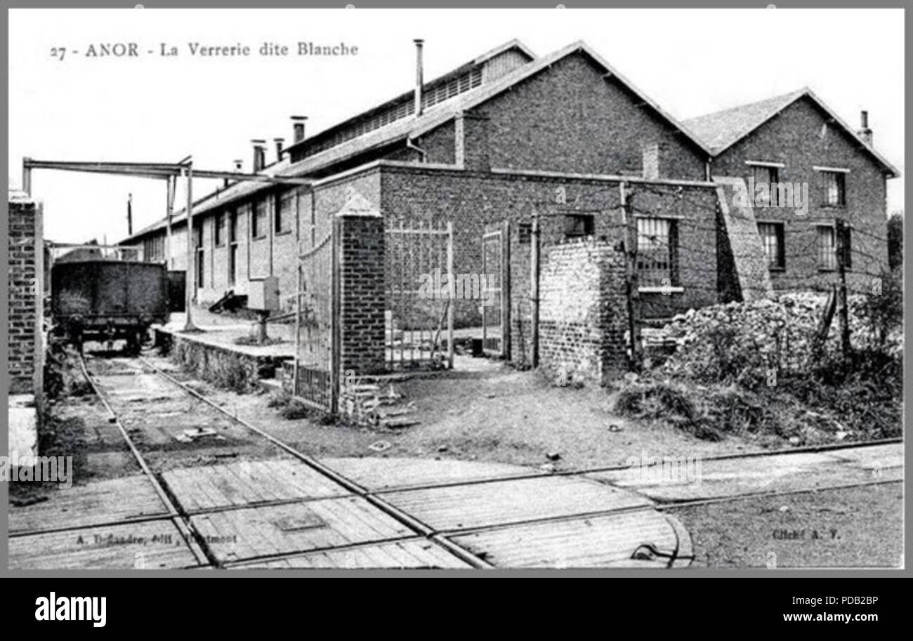 Anor verrerie blanche Stock Photo - Alamy