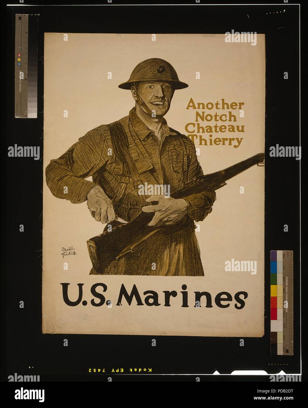 Another notch, Chateau Thierry - U.S. Marines - Adolph Treidler Stock ...