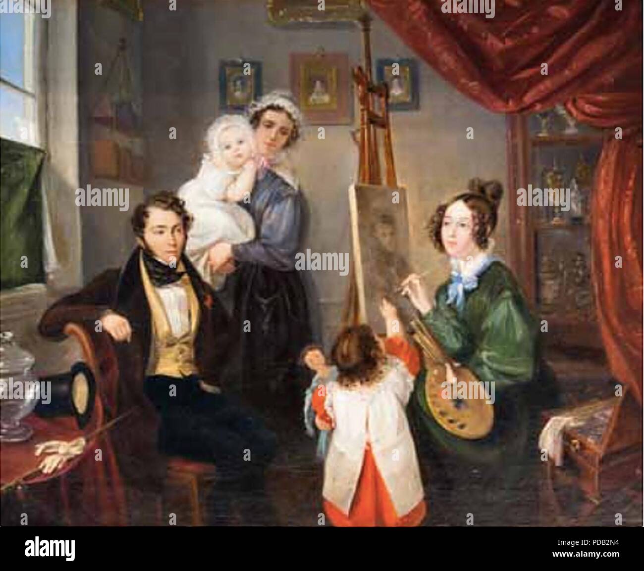 Anselm and Charlotte von Rothschild Stock Photo - Alamy