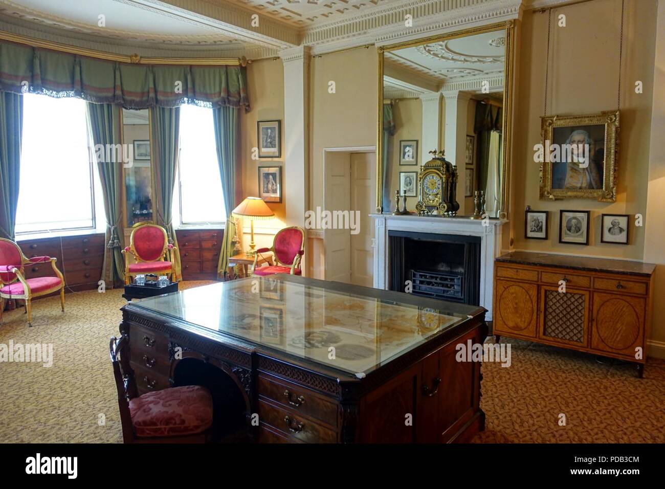 Anson Room - Shugborough Hall - Staffordshire, England Stock Photo - Alamy