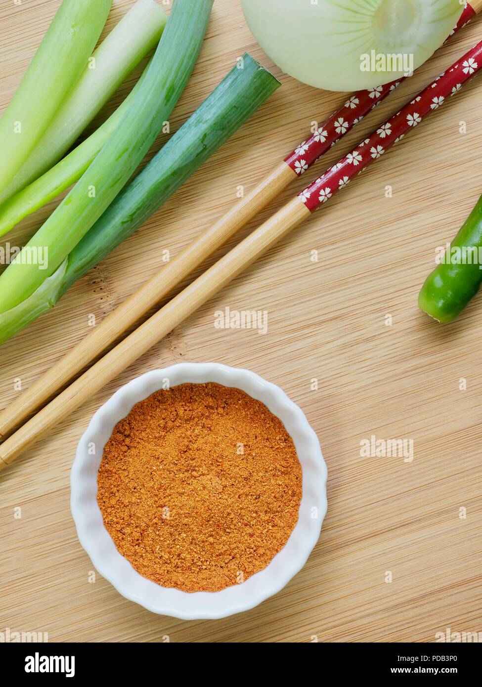 Instant ramen powder soup Stock Photo - Alamy