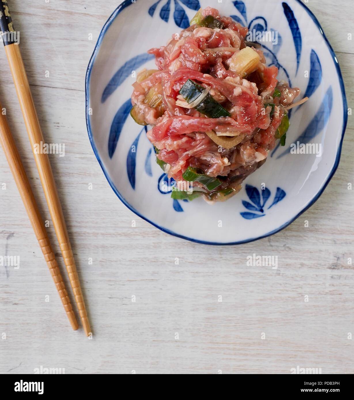 Asian food seasoned beef hi-res stock photography and images - Alamy