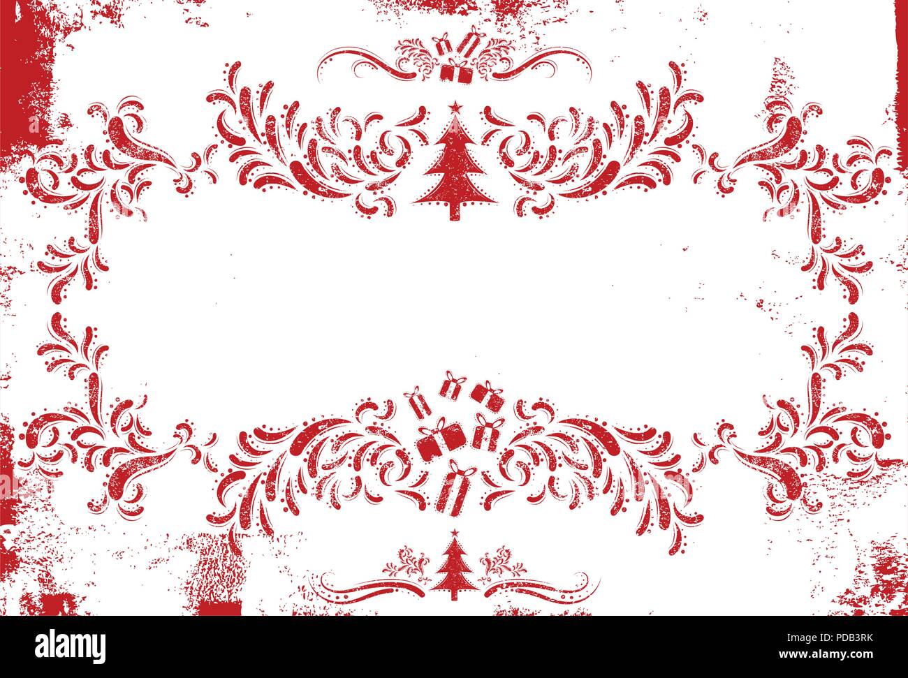 Christmas background frame copy Stock Vector Images - Alamy