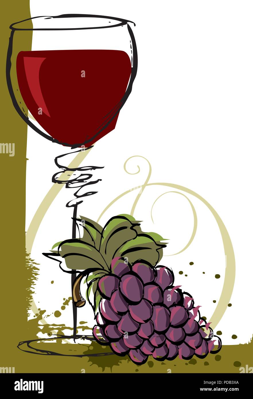 Grapes textured Stock Vector Images - Alamy