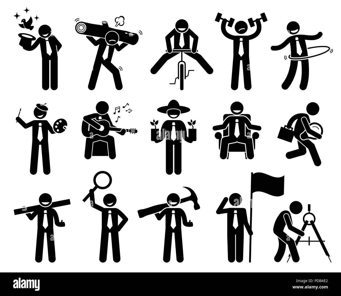 Business people hard working Black and White Stock Photos & Images - Alamy