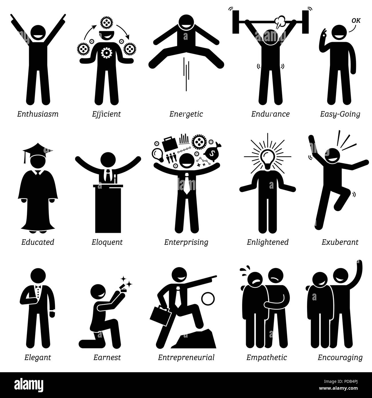 Empathy stick figure hi-res stock photography and images - Alamy