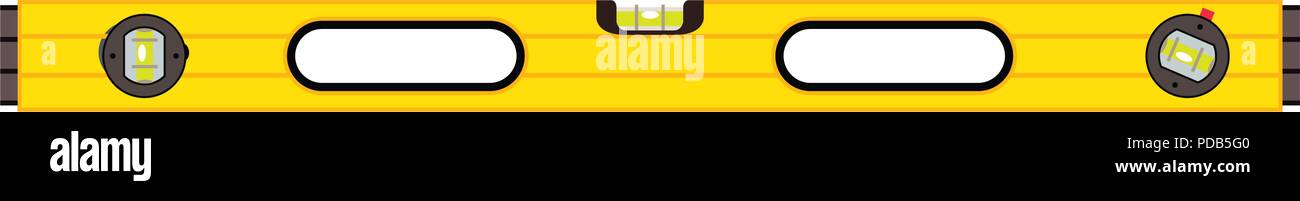 Spirit building level isolated on white background, realistic vector ...