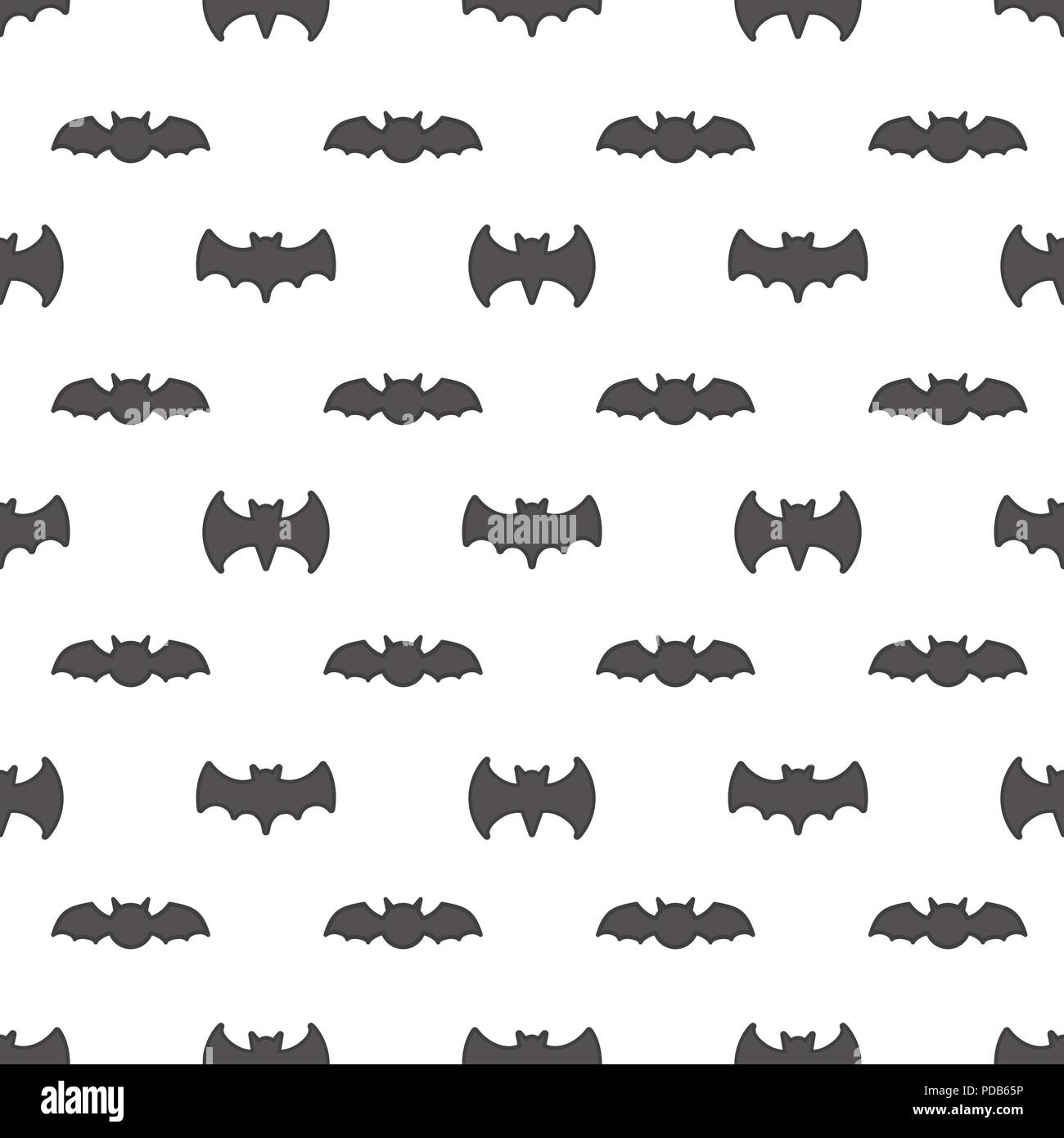 Seamless pattern with bats. Tileable illustration for wrap, cloth ...