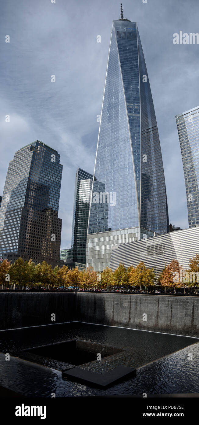 New york twin towers memorial hi-res stock photography and images - Alamy