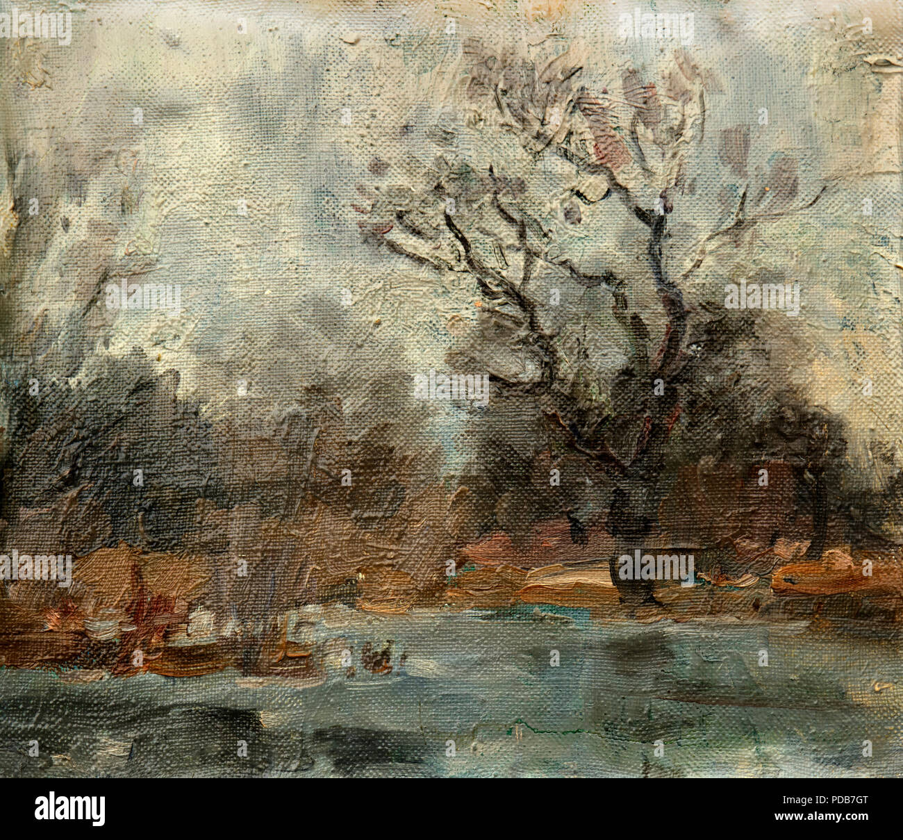 Oil painting, handmade Stock Photo - Alamy