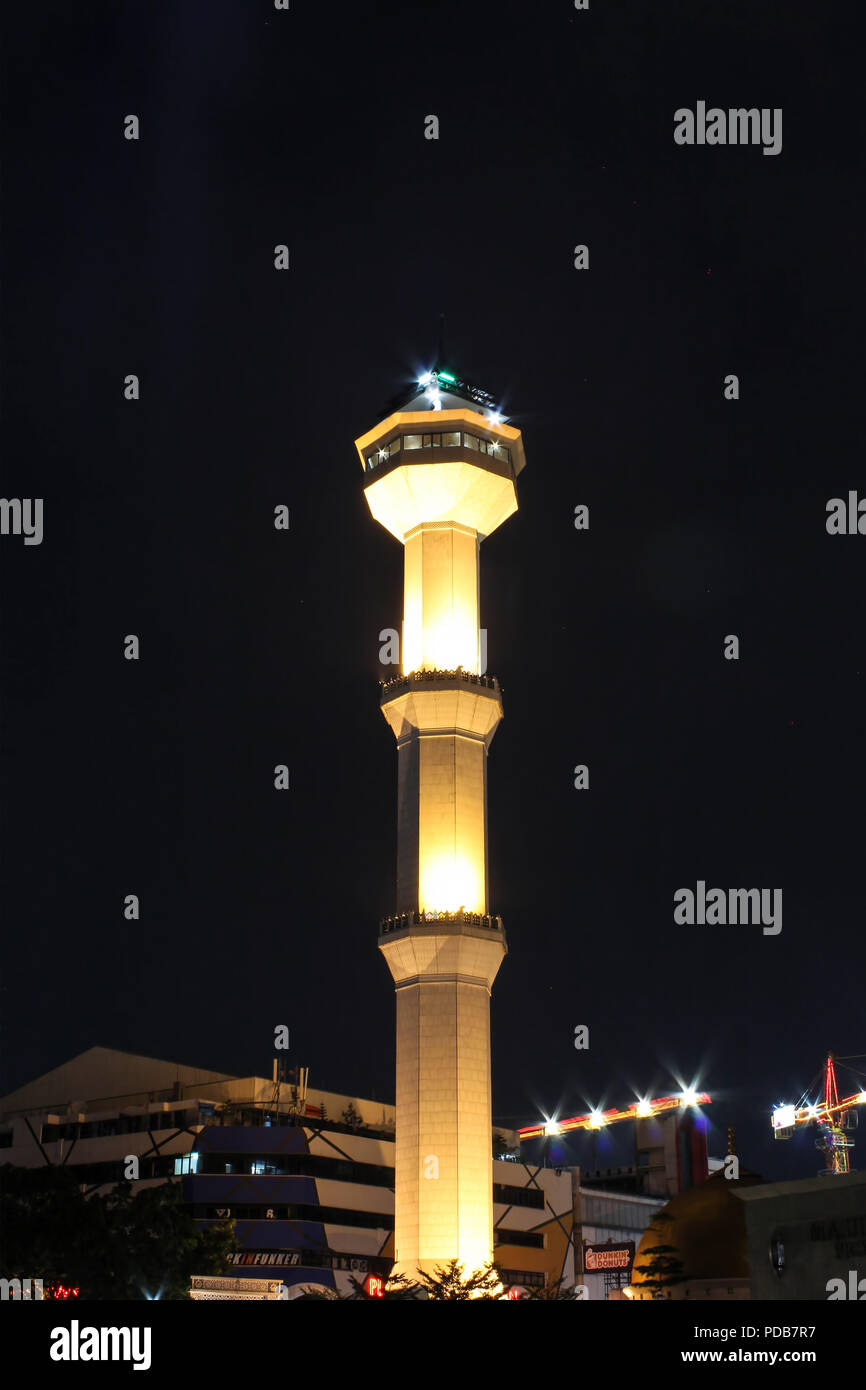 Tower At the night Stock Photo - Alamy