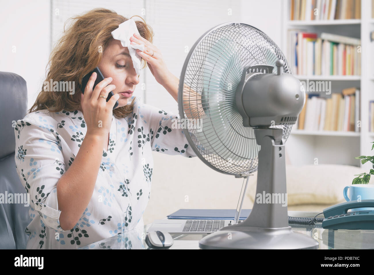 Cooling Off With Fan Stock Photos & Cooling Off With Fan Stock Images ...