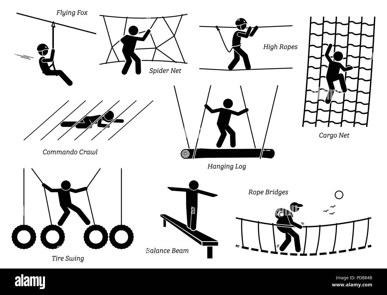 Eco Resort Activities Stock Vector Image & Art - Alamy