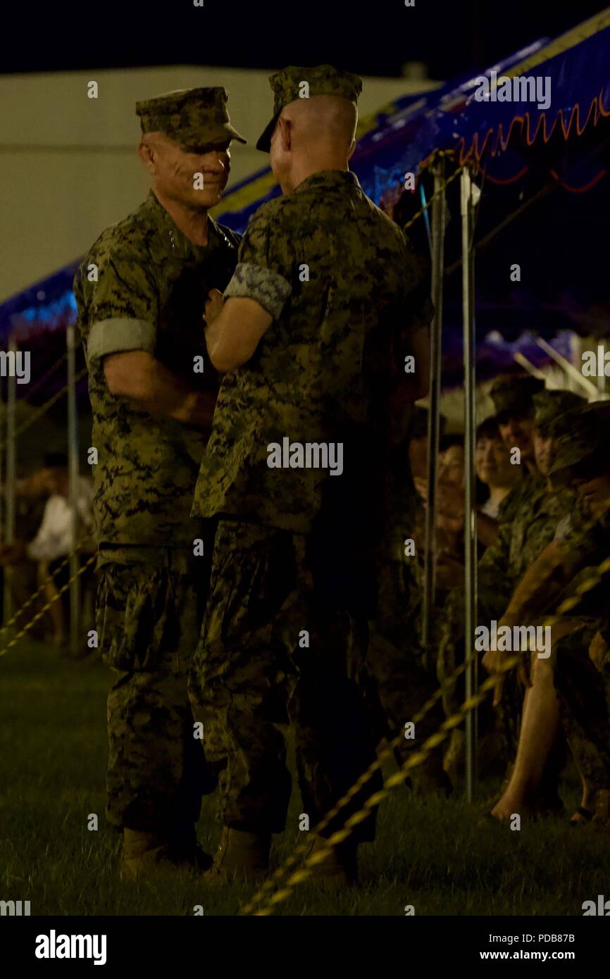 U.S. Marine Corps Lt. Gen. Lawrence D. Nicholson, the outgoing ...