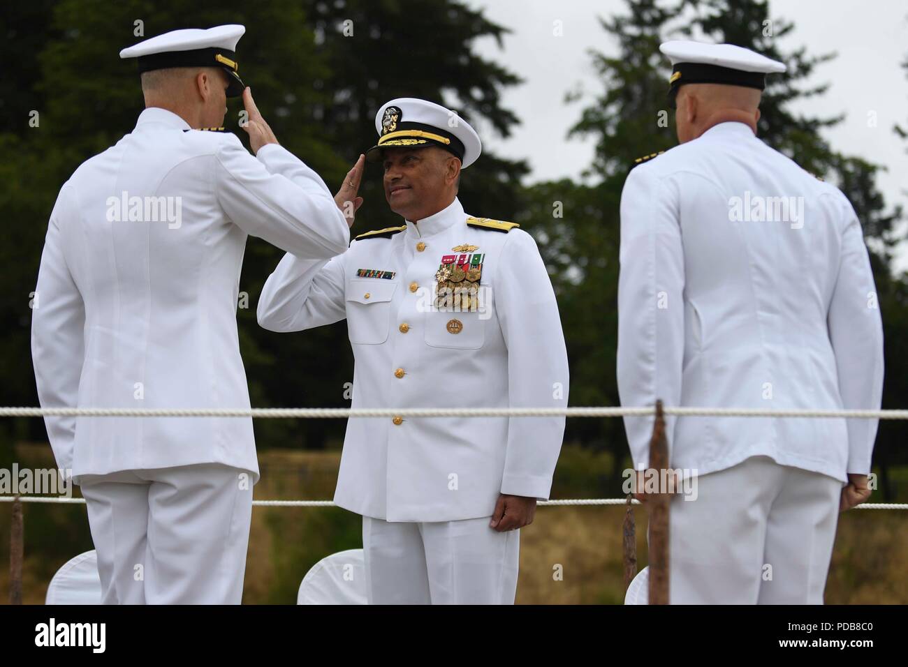 180802-N-VH385-0114 BREMERTON, Wash. (Aug. 2, 2018) - Capt. Chad Brooks ...