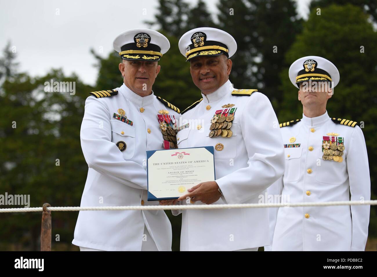 180802-N-VH385-0081 BREMERTON, Wash. (Aug. 2, 2018) - Capt. Christopher ...