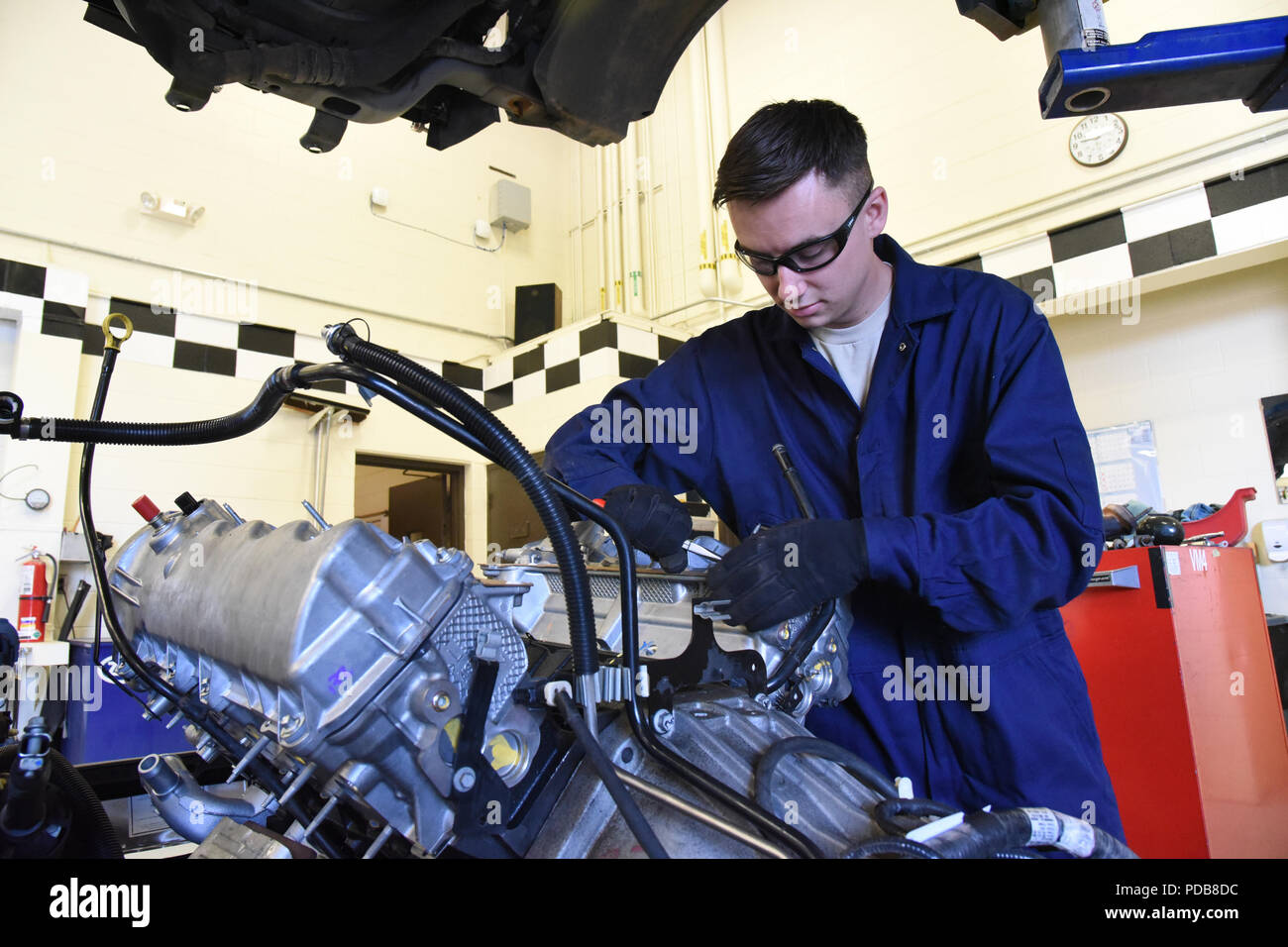 U.S. Air Force Airman 1st Class McKenzie Richard, a heavy mobile ...