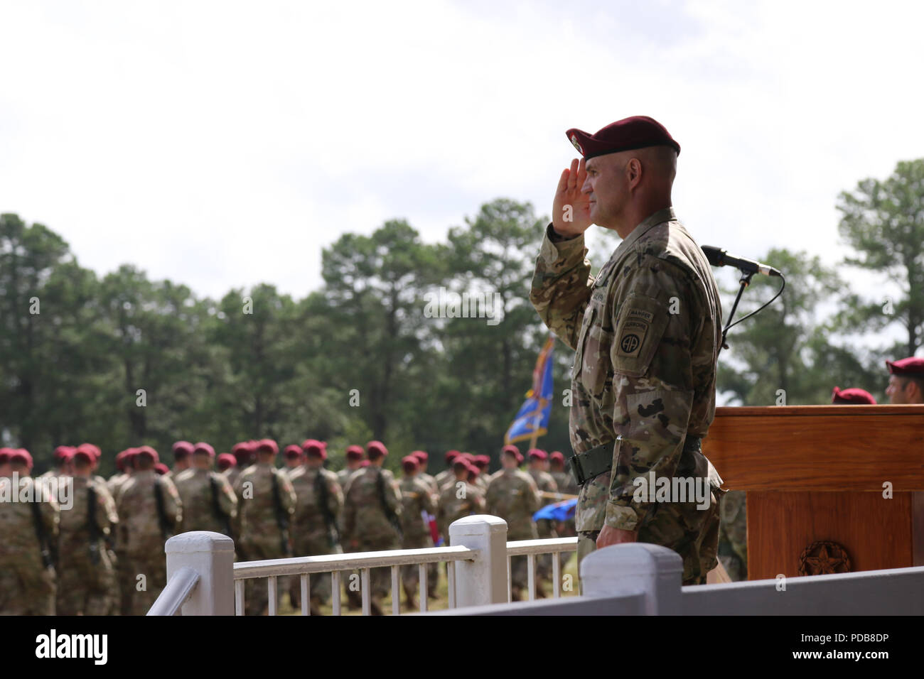 U.S. Army Maj. Gen. James Mingus, the 82nd Airborne Division incoming ...