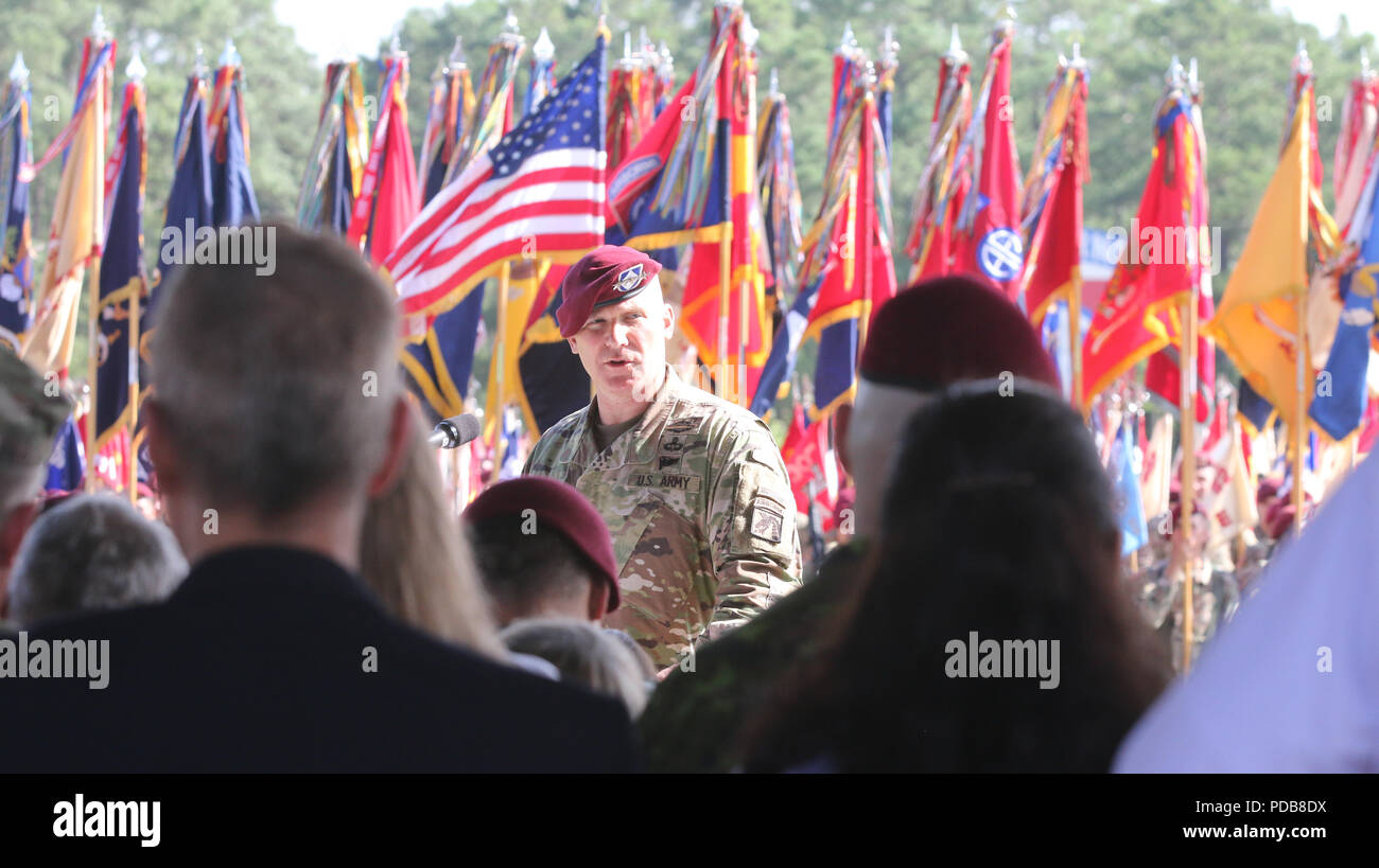U.S. Army Lt. Gen. Paul LaCamera, the XVIII Airborne Corps commander ...