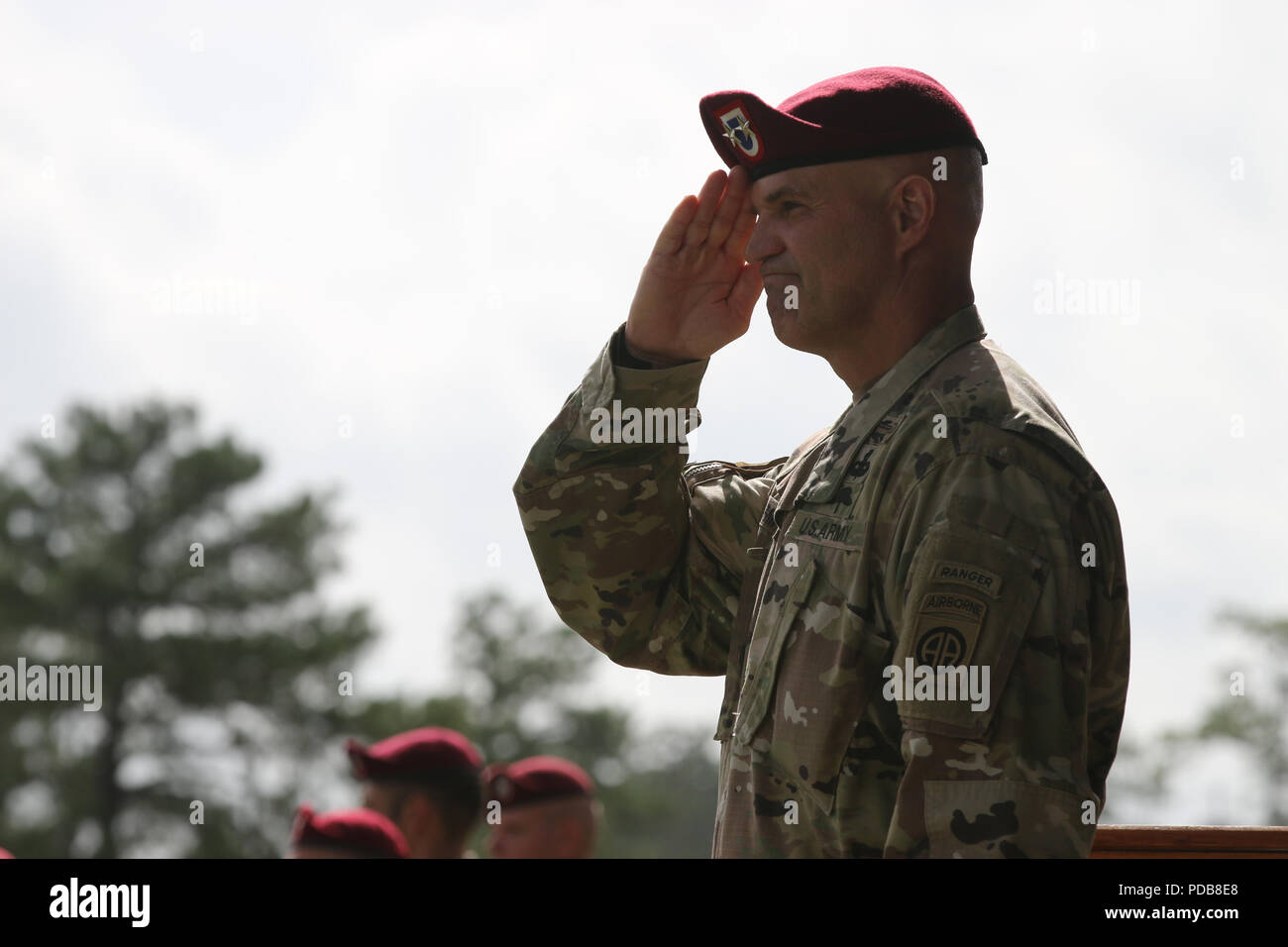 U.S. Army Maj. Gen. James Mingus, the 82nd Airborne Division incoming ...