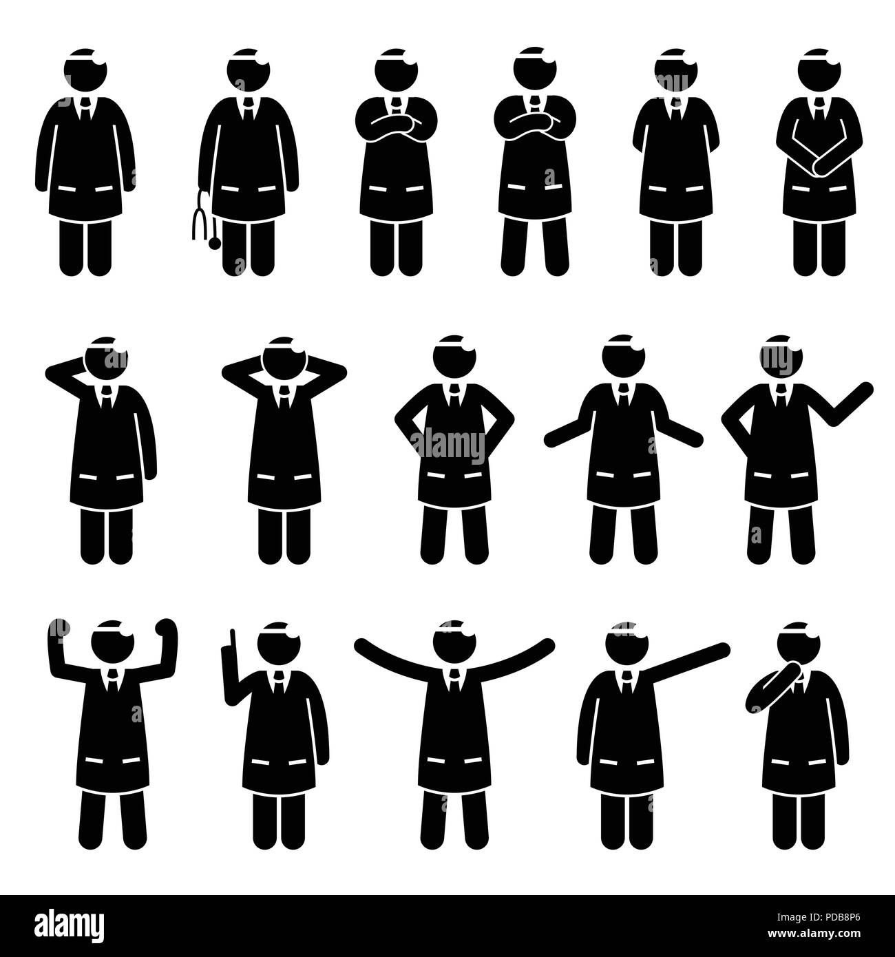 Stick figure expression hi-res stock photography and images - Alamy