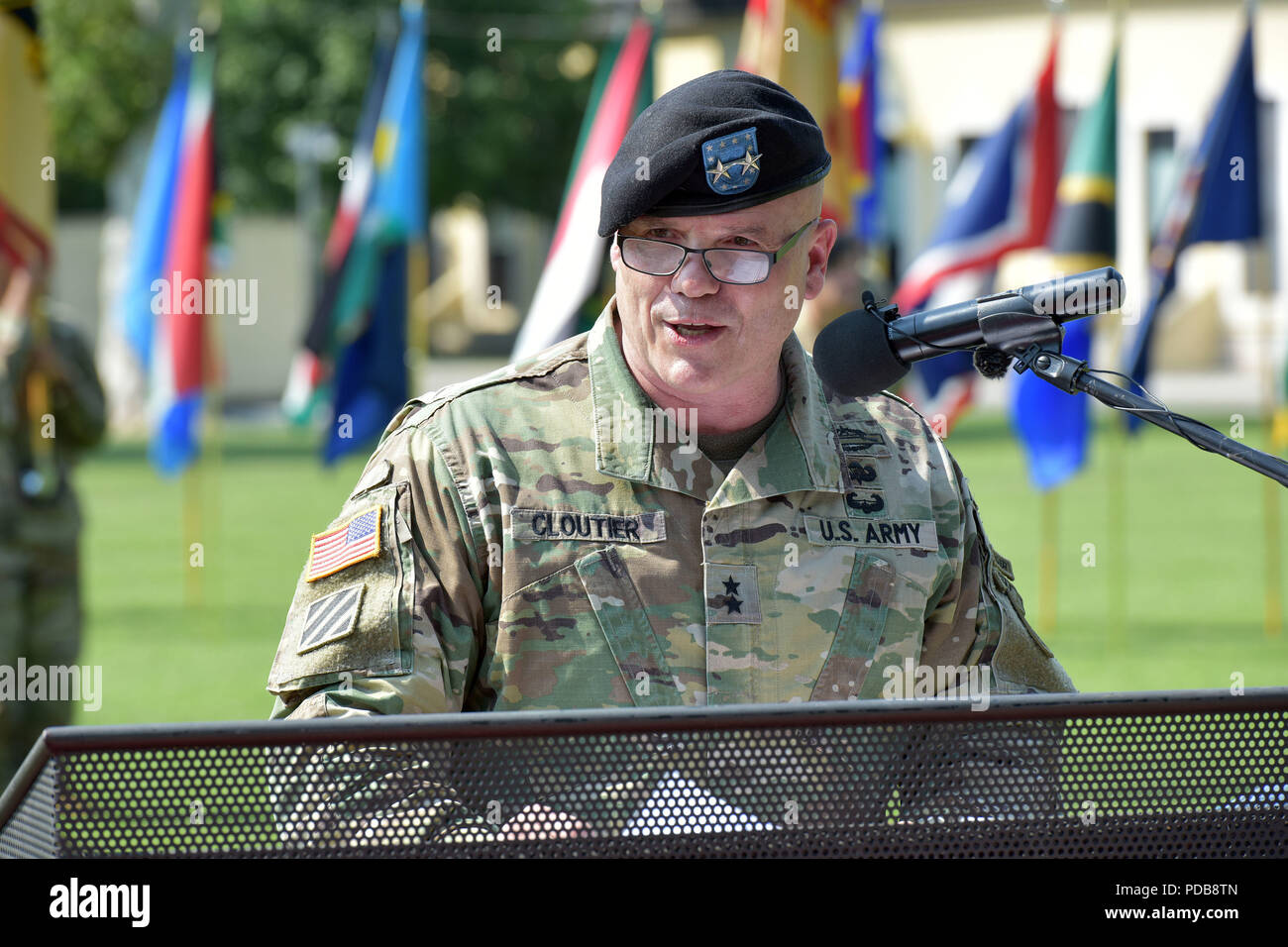Maj. Gen. Roger L. Cloutier, incoming Commander of U.S. Army Africa ...