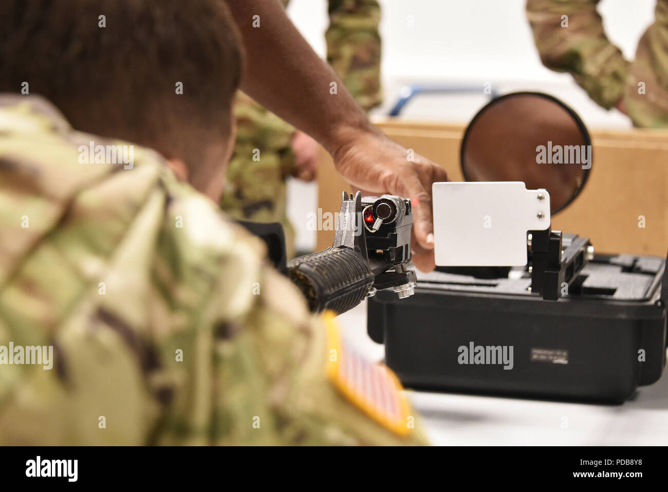 A U.S. Soldier with 1st Squadron, 91st Cavalry Regiment, 173rd Airborne ...