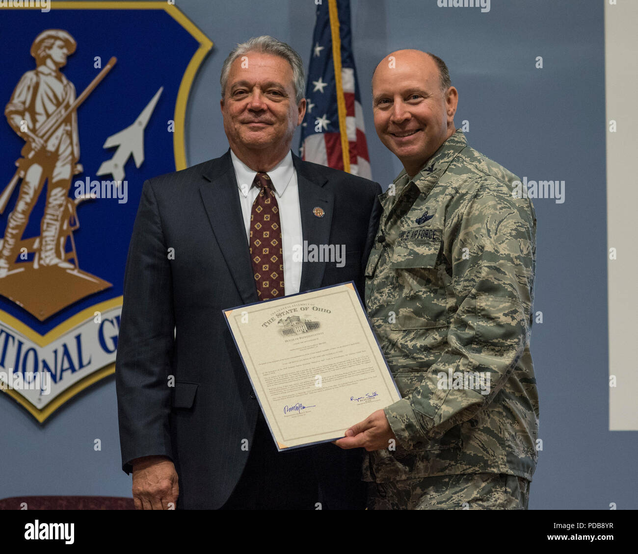 The 121st Air Refueling Wing, Ohio holds a ceremony to dedicate ...
